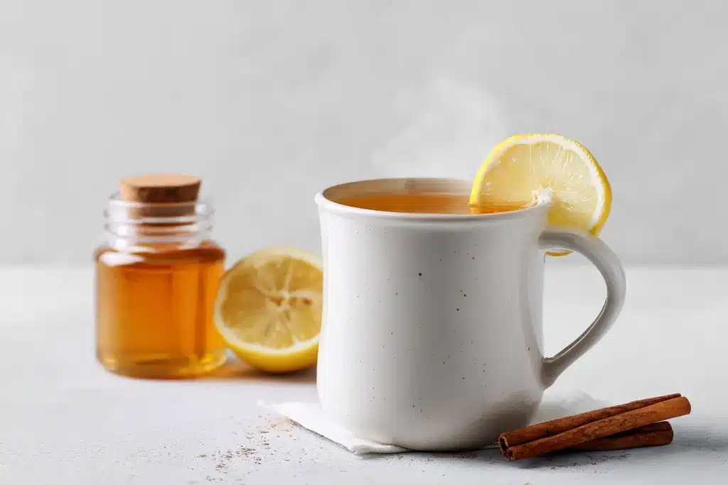 Easy apple cider vinegar and honey drink for weight loss